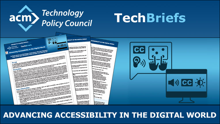 Policy Arm of World’s Largest Computing Association Urges Baseline for Accessibility-Driven ...